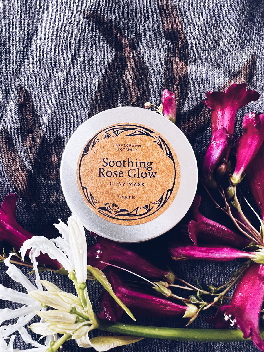 Rose Glow ~ Nourish & Soothe Clay Mask – Wild Botanica